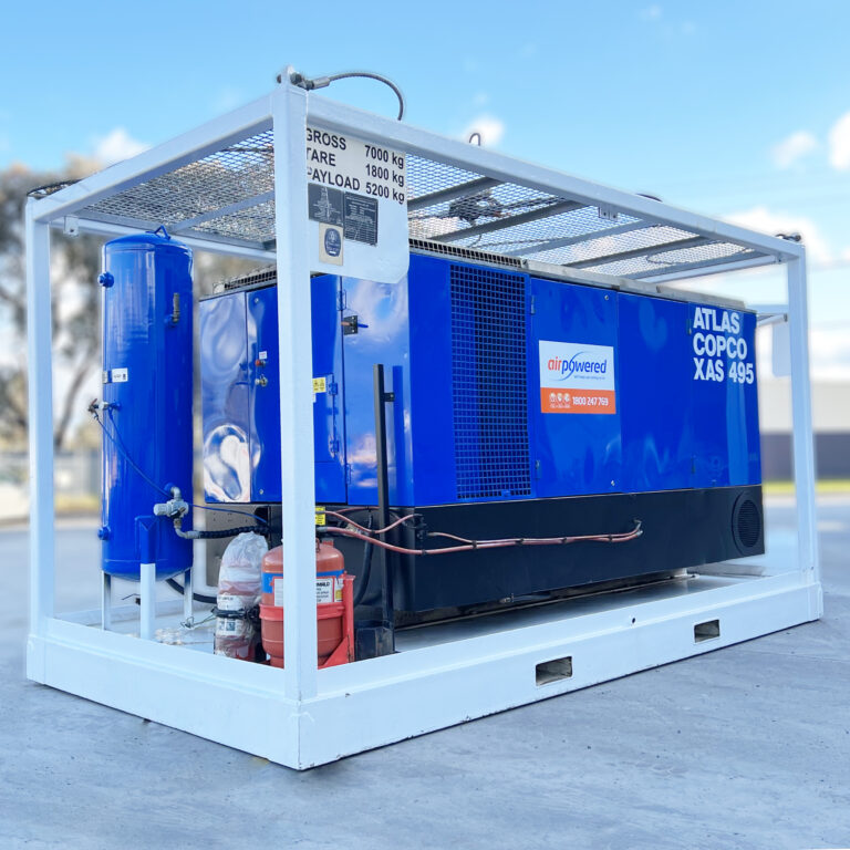 Certified Zone 2 & Rigsafe offshore air compressor hire