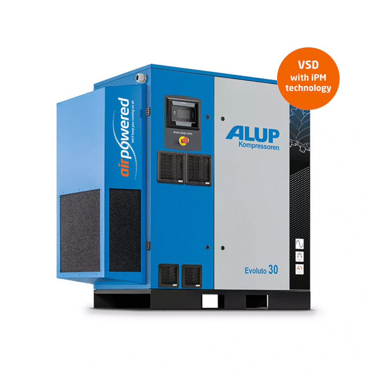 ALUP Evoluto 30 iPM Rotary Screw Compressor | Air Powered Services